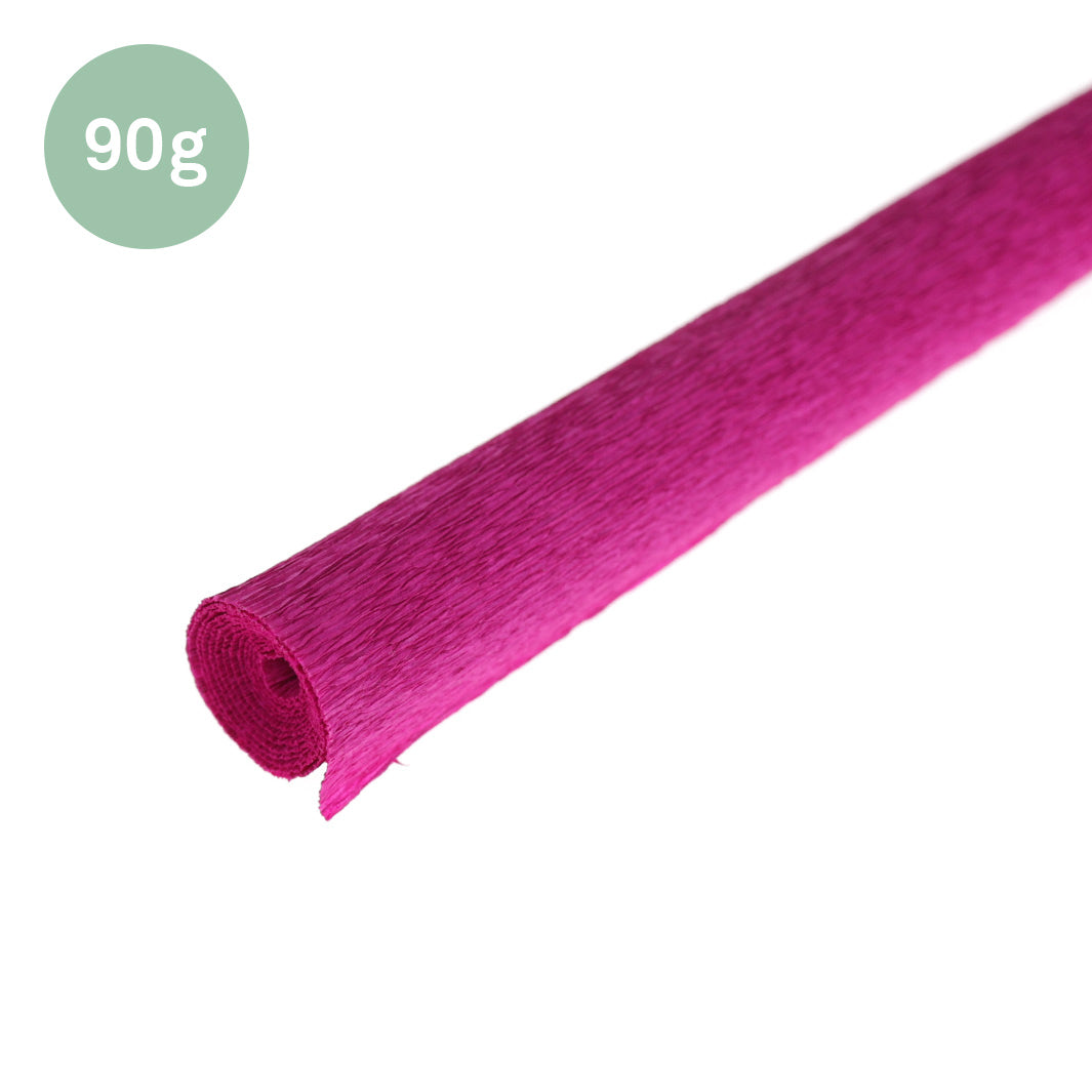 Papier Crépon - Rose Cyclamen - 45 x 50cm - 90g - 376 – Adeline Klam